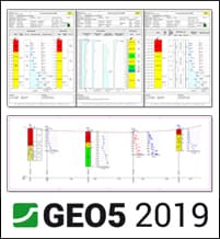 Murs cantilever | Logiciels géotechniques GEO5 | Fine